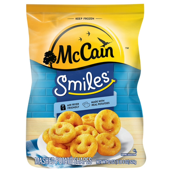 Mccain Smiles Mashed Potato Shapes