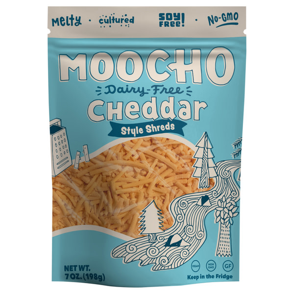 Moocho Dairy-Free Cheddar Style Shreds | Fig App