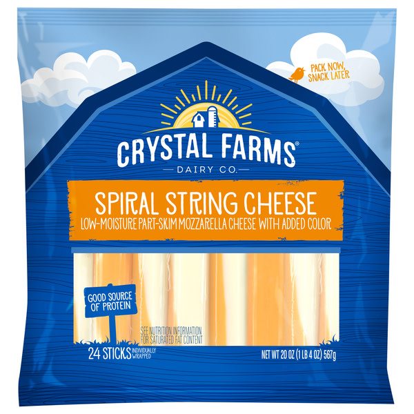 Crystal Farms Spiral String Cheese | Fig App