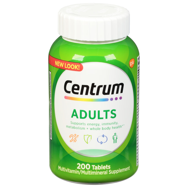 Centrum Adults Tablets Multivitamin/Multimineral Supplement | Fig App