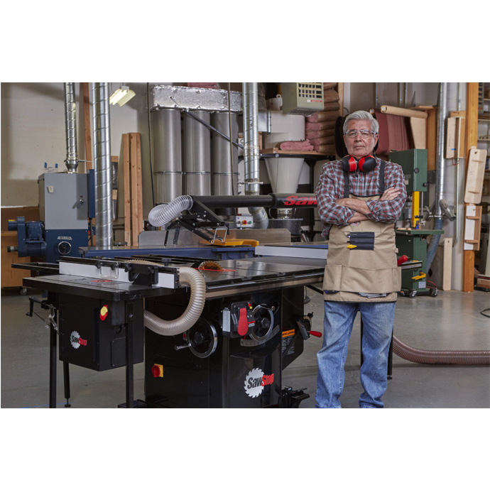 SawStop Industrial Cabinet Saw, 3 HP, 1 Ph, 230 V, 52" T-Glide Advanced ...