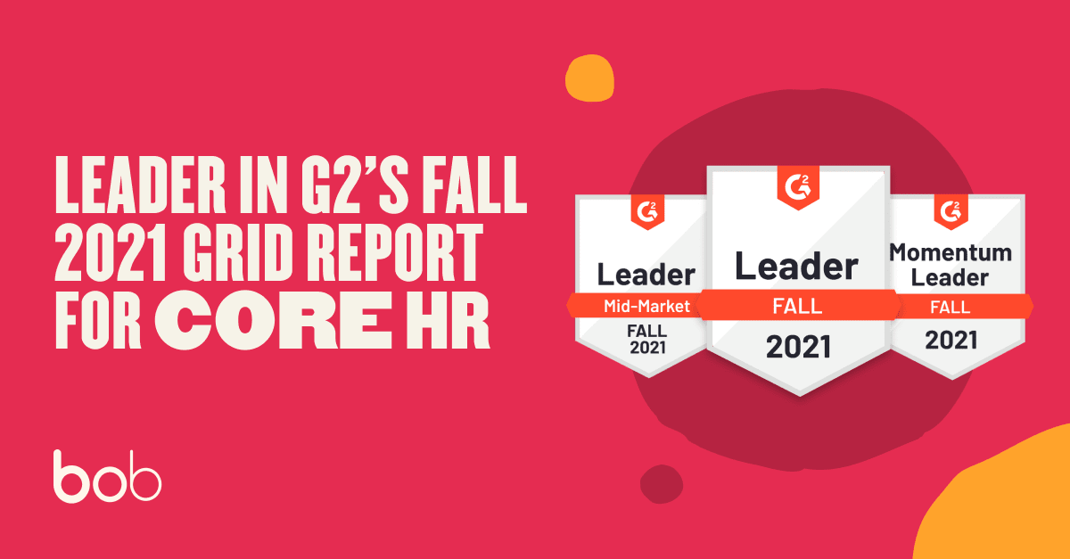HiBob named a leader in G2’s fall 2021 grid report