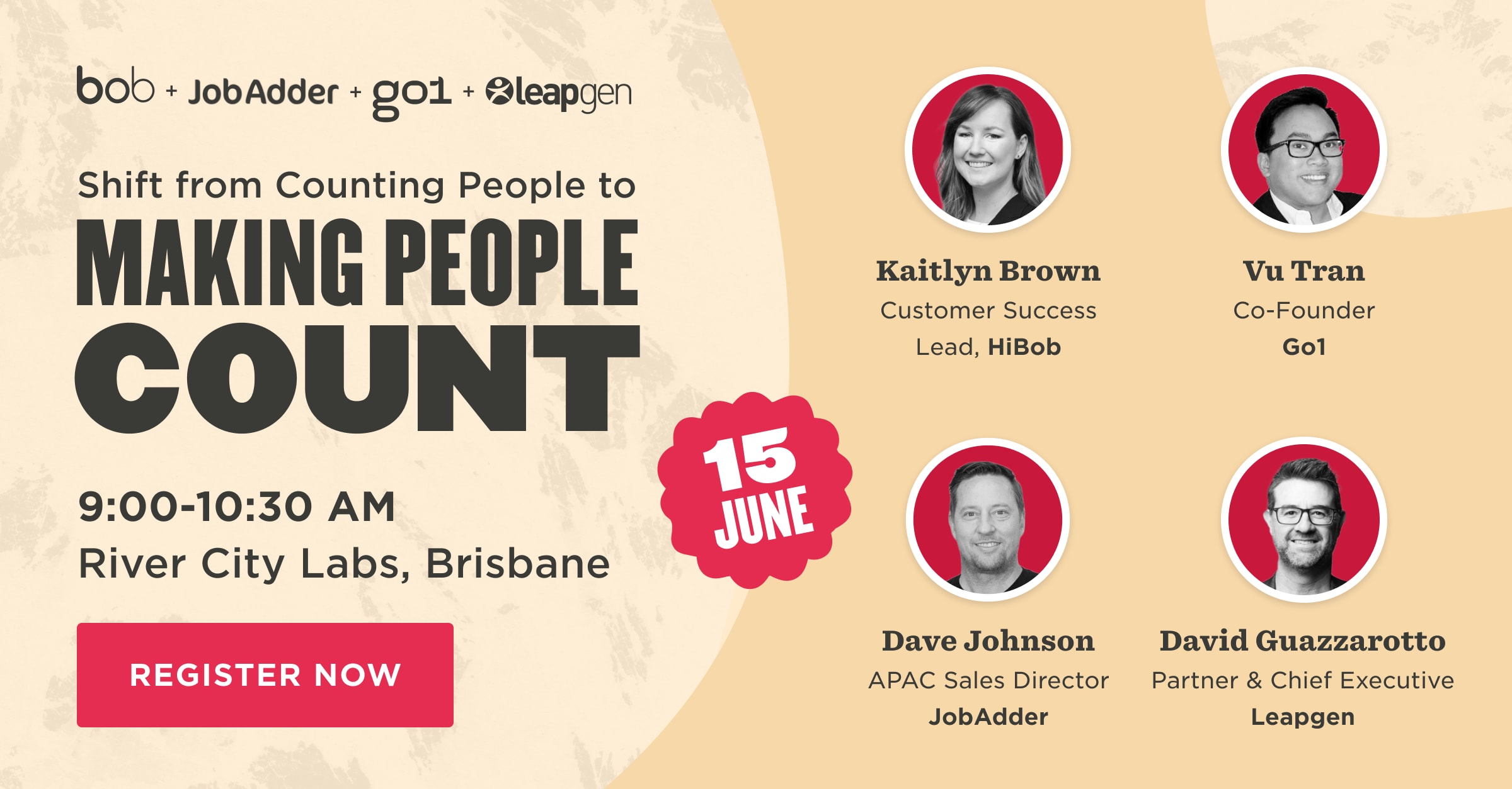 [Live event] Shift from counting people to making people count