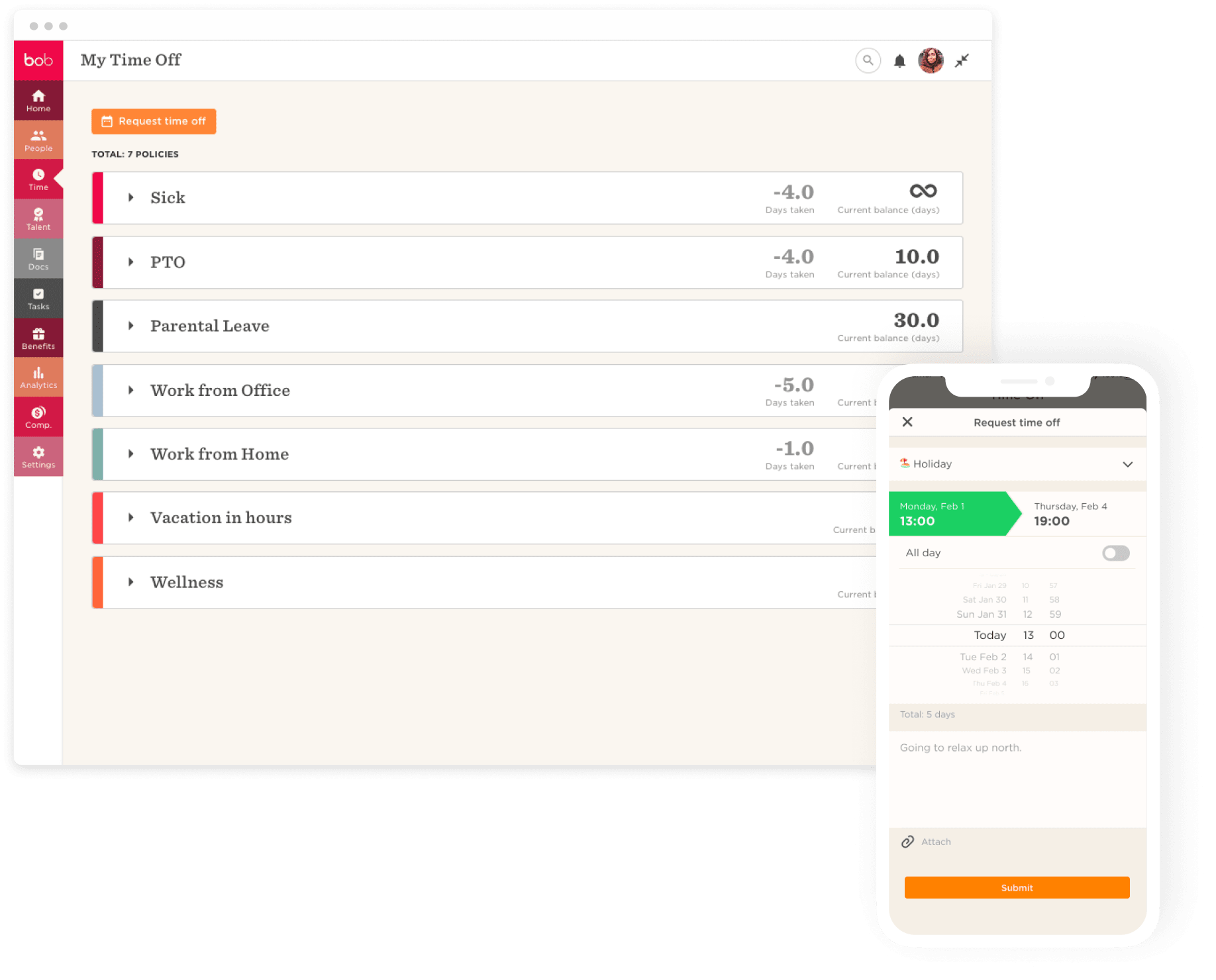 Simple Time Off - Hibob