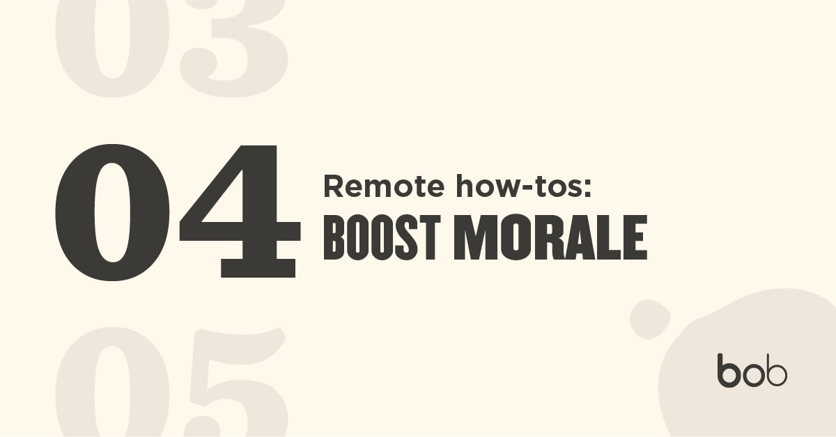 5 ways to boost your team’s morale | HiBob