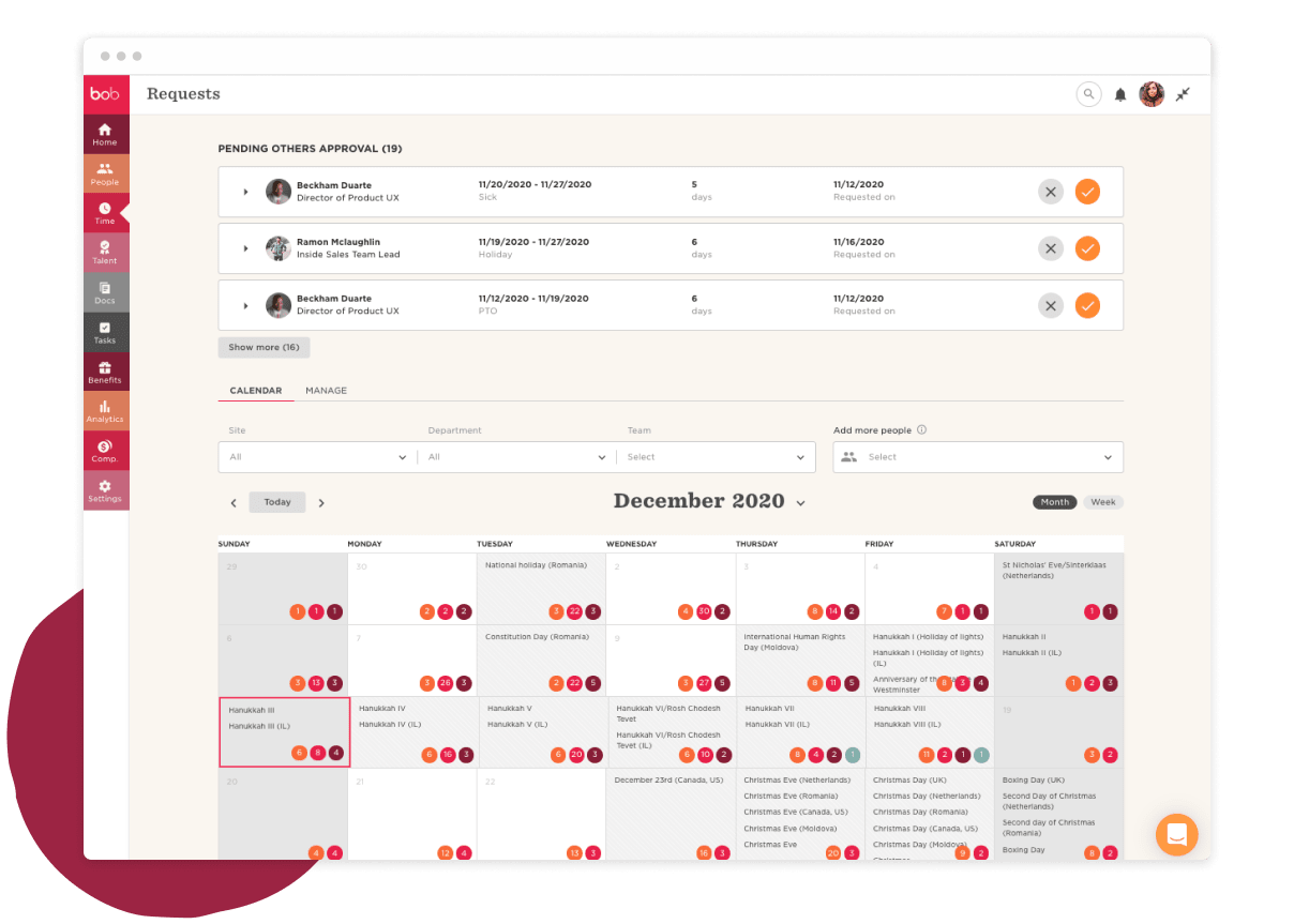 Simple Time Off - Hibob