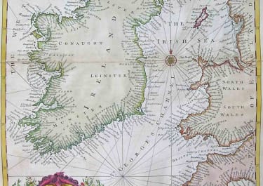 SEA CHART THE CHANNEL A CORRECT CHART OF THE ENGLISH CHANNEL || Michael ...