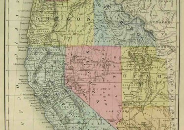 Antique maps of North America from Michael Jennings