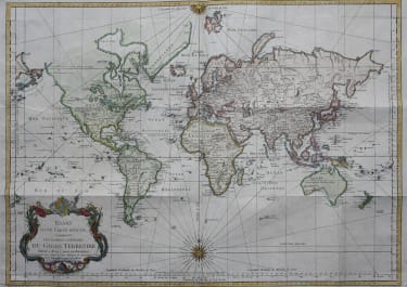 VIRGINIA CARTE DE LA VIRGINIE ET MARYLAND OU DE LA BAIE DE CHESAPEACK ...