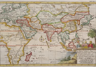 Antique maps of Asia from Michael Jennings