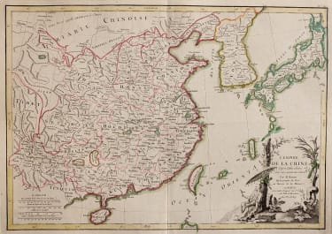Antique maps of Asia China from Michael Jennings.