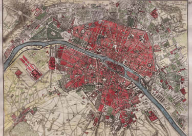 Antique maps of Paris from Michael Jennings best prices