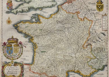 Antique maps of France from Michael Jennings