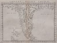 ANTIQUE MAP OF THE WORLD RUSCELLI'S 1561 WORLD MAP || Michael Jennings ...