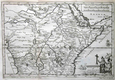 ETHIOPIA TO CONGO AETHIOPIE OF ABYSSINE || Michael Jennings Antique ...