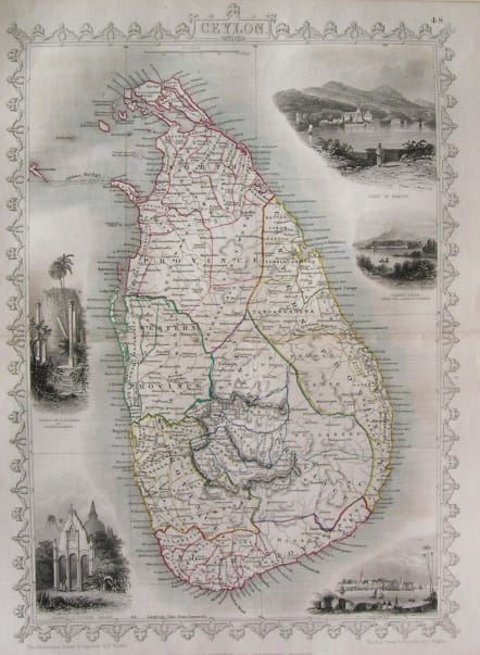 CEYLON || Michael Jennings Antique Maps and Prints
