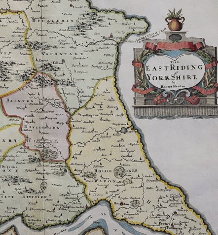 YORKSHIRE EAST RIDING || Michael Jennings Antique Maps and Prints