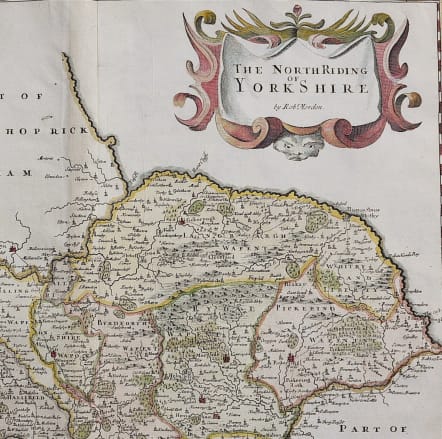 MORDEN NORTH RIDING OF YORKSHIRE || Michael Jennings Antique Maps and ...