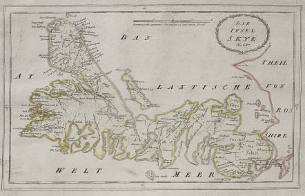 THE ISLE OF SKYE BY REILLY || Michael Jennings Antique Maps and Prints