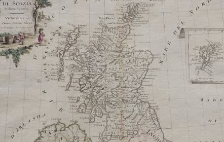 ZATTA 1776 MAP OF SCOTLAND || Michael Jennings Antique Maps and Prints