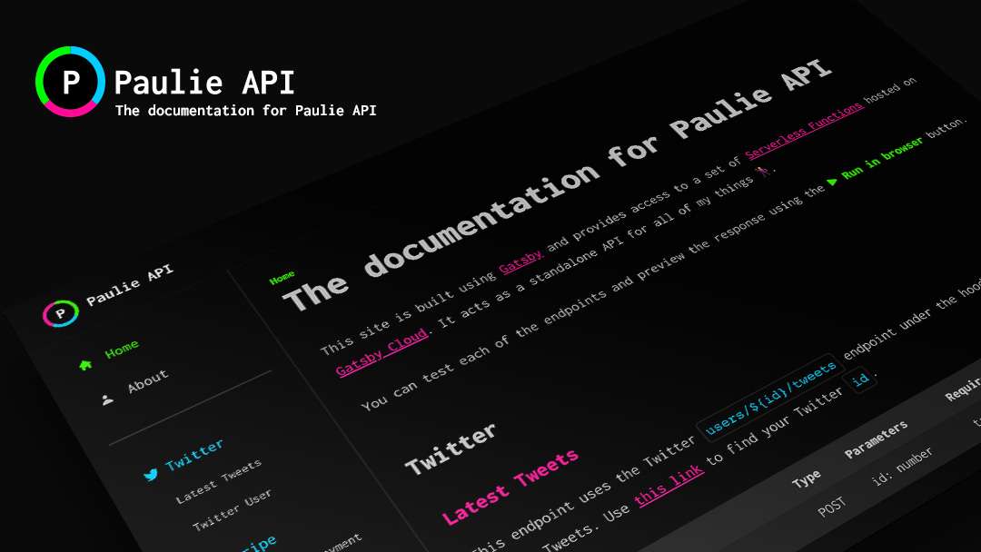 Paul Scanlon | Paulie API