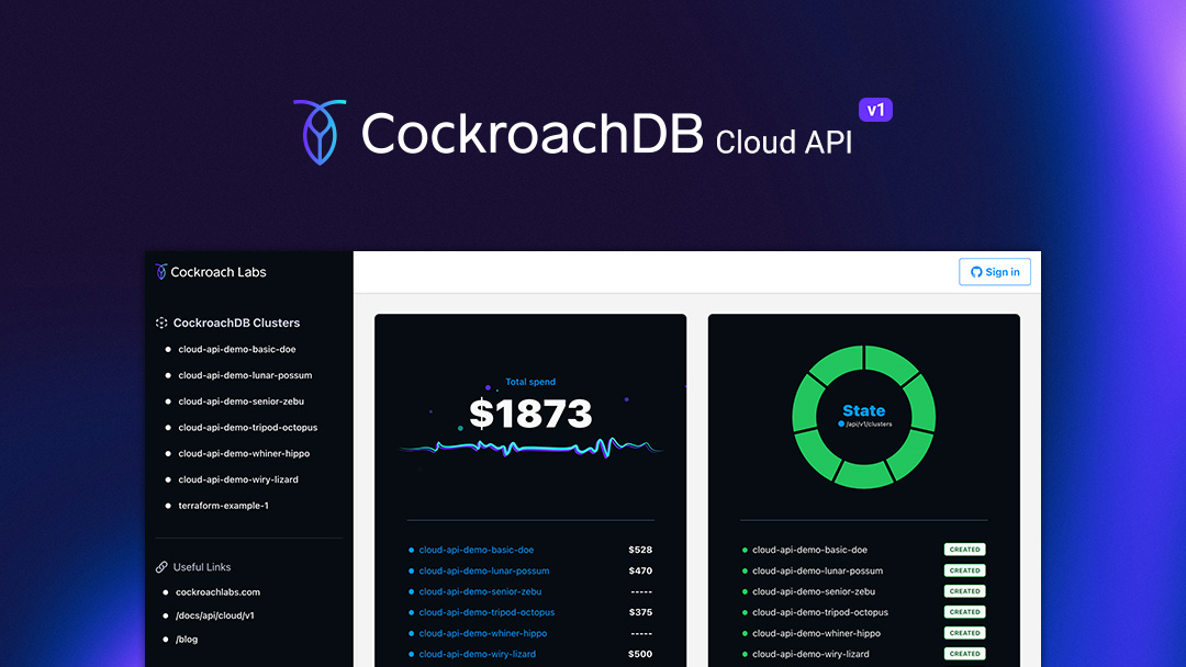 Paul Scanlon What Is The Cockroachdb Cloud Api
