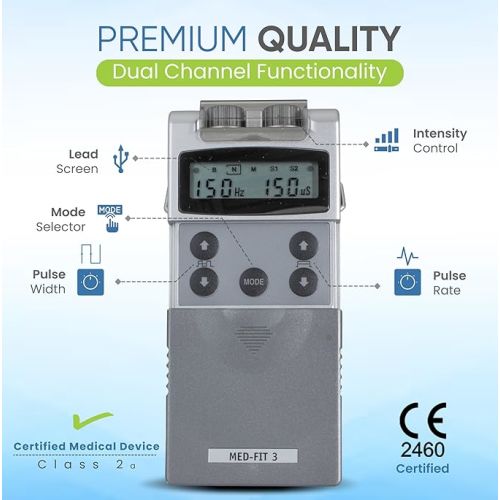 Dual Channel Tens Machine | Clear Display & Effective Pain Relief