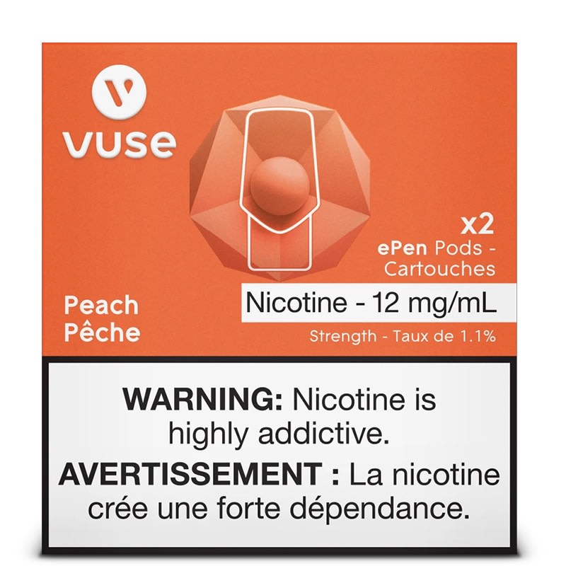 Vuse (Vype) ePen 3 vPro Capsules Pêche (pqt de 2) | 180 Smoke
