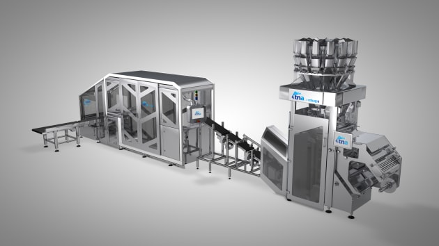 Tna unveils industry's fastest case packer for flexible bags - Food ...