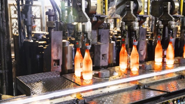 Glass bottles rolling off Orora's new line - Food & Drink Business