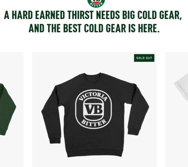 VB steps outside traditional advertising with move into merch - AdNews