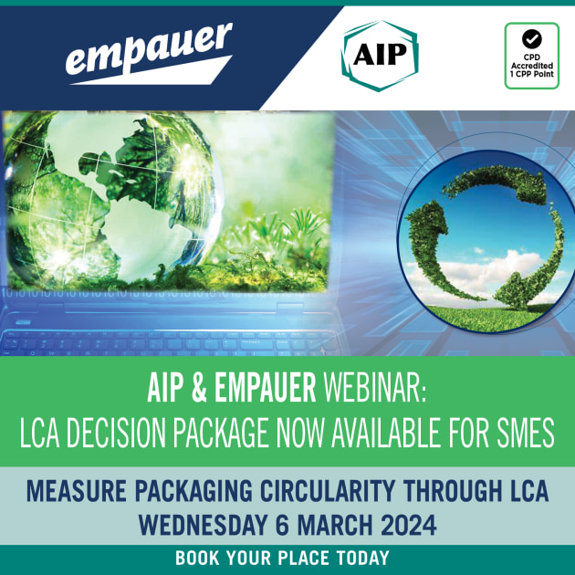 AIP & Empauer offer LCA webinar for SMEs - PKN Packaging News
