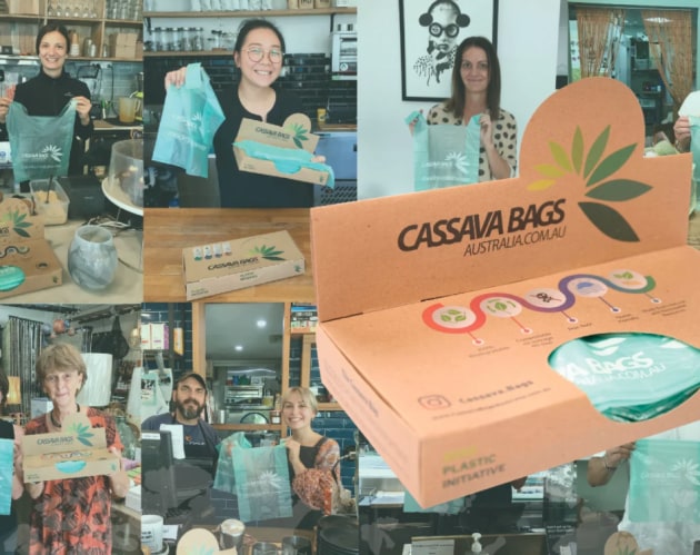 Cassava's single-use bags dissolve in hot water - PKN Packaging News