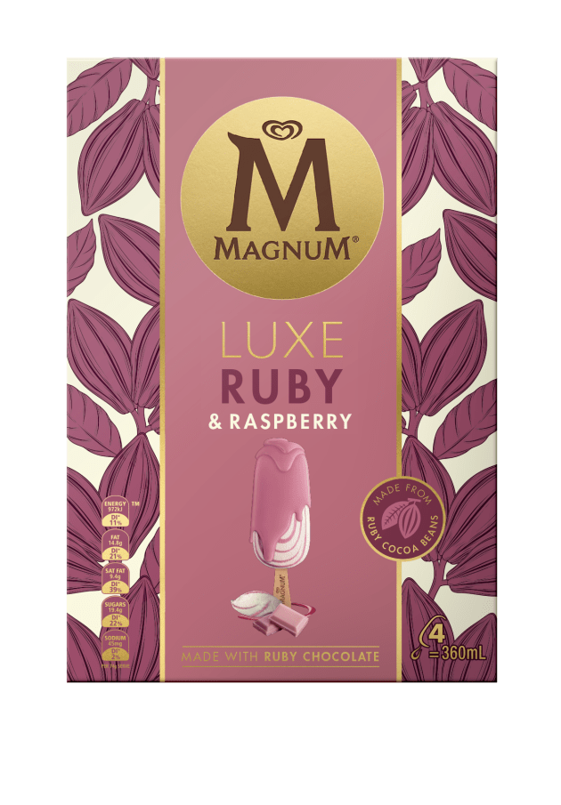 Ruby chocolate ice cream enters freezer aisle - Food & Drink Business
