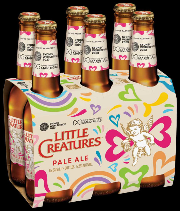 Little Creatures dressed up for Mardi Gras - Food & Drink Business