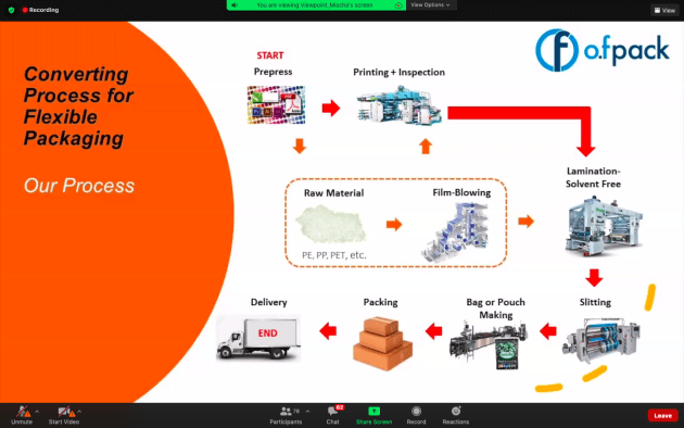 OF Pack shows off facility in AIP virtual tour - PKN Packaging News