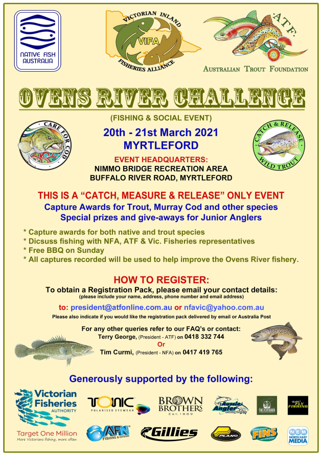 The Ovens River Challenge 2021 - Fishing World