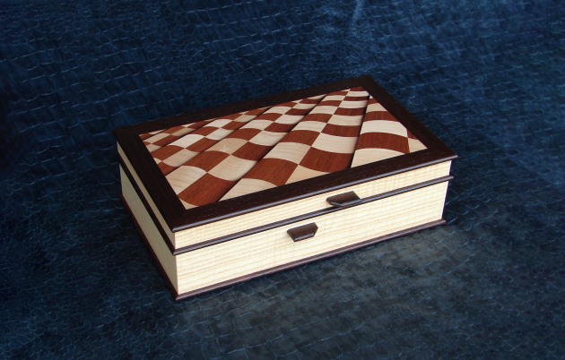 Making waves: Optical illusion marquetry box - Australian Wood Review