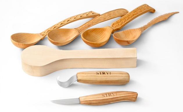 Made for spooncarvers: Stryi knives and spoon tools - Australian Wood ...