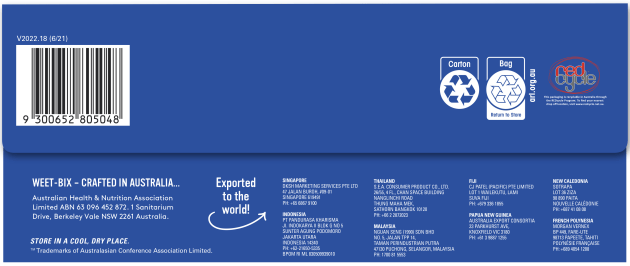 Weet-Bix adopts Australasian Recycling Label - PKN Packaging News