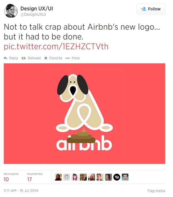 AdNews: Twitter plays spot the different with the new Airbnb logo - AdNews