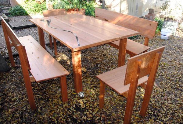 Making an Outdoor Table Setting - Australian Wood Review