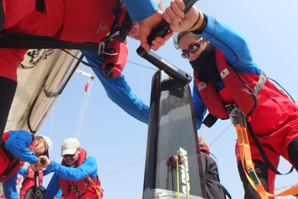 Busy day of sail changes for Clipper crews with wind shifts keeping ...