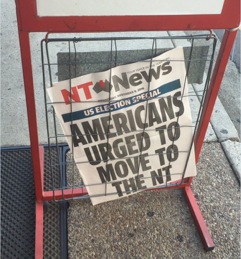 Newspaper front pages: Trumpageddon - AdNews