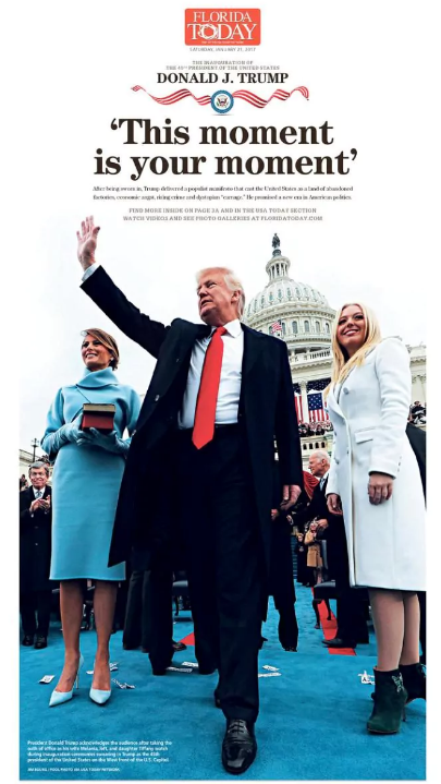 Newspaper front pages: Trump is in - AdNews