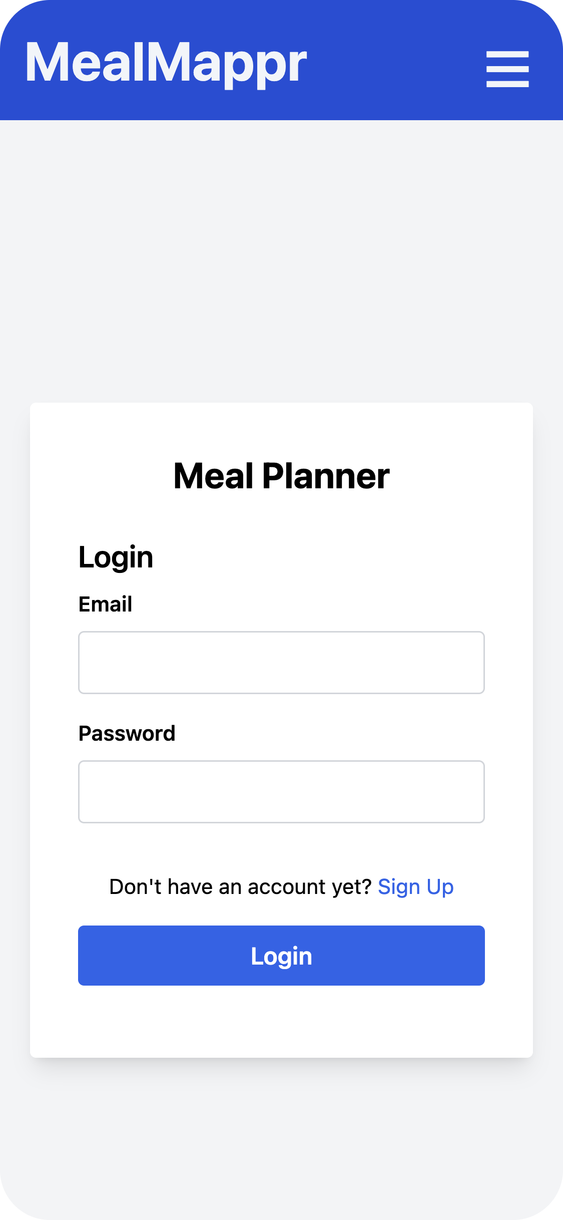 GitHub - Omar4589/MealMappr: A digital meal planning application ...