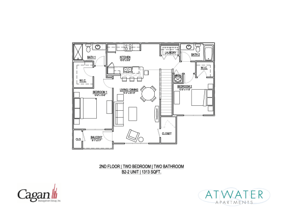 Floor Plans of Atwater Apartments in Tavares, FL