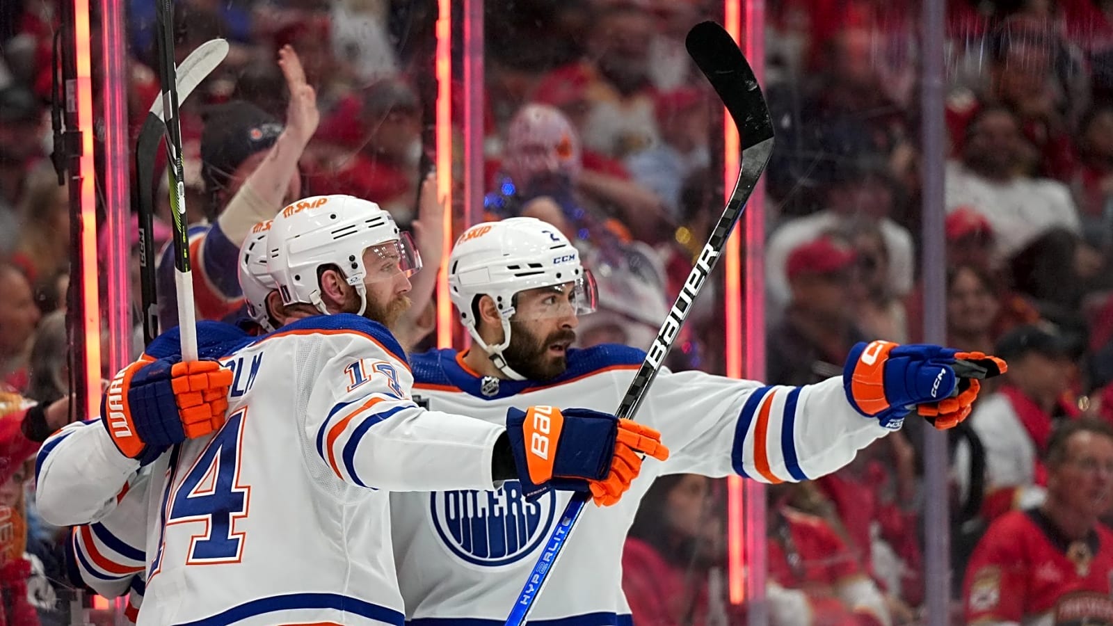 Oilers become first team to get hat tricks from defensemen in ...