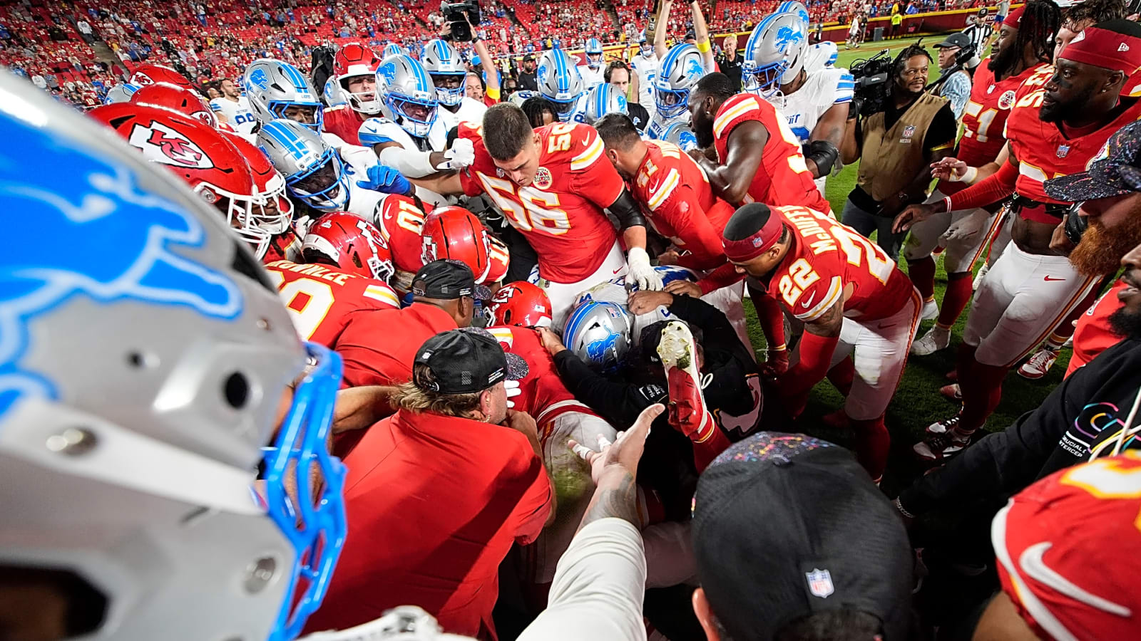 NFL disciplines Lions’ Brian Branch over dirty move against Chiefs ...