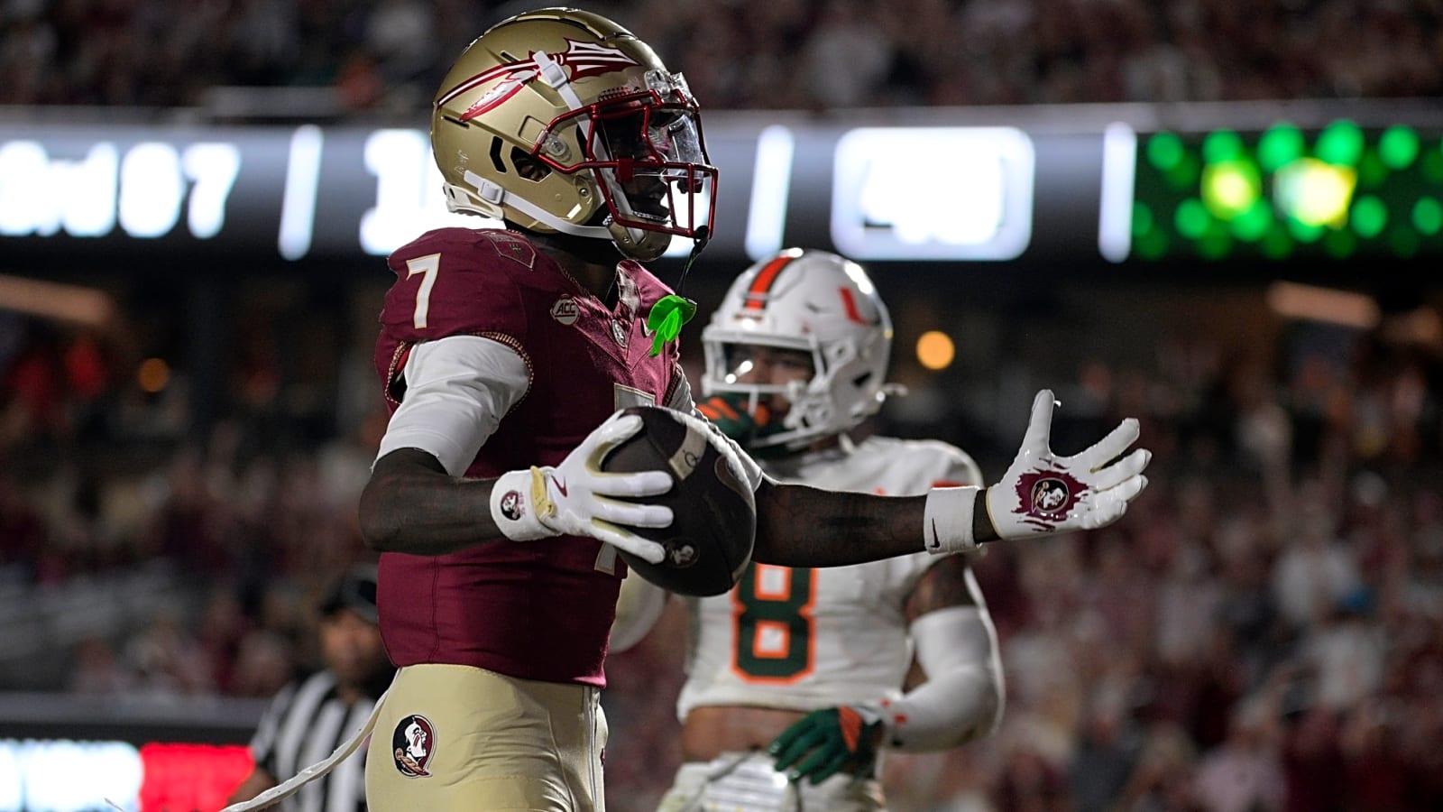 FSU WR Forced Into Damage Control After Video Footage Endorsing Rivals ...